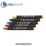 Mochila infantil para colorear, incluye cinco lápices de ceras