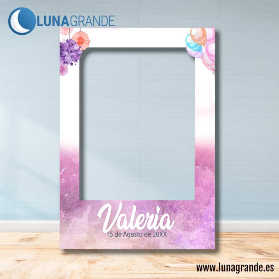 Photocall estilo acuarela para Baby Shower | Personalizable y Envío Gratis