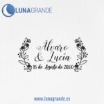 Sello para Bodas Personalizados - Varios Diseños 100% personalizados