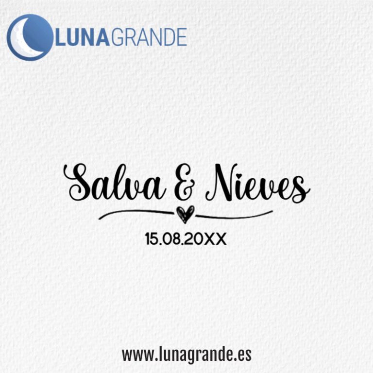 Sello para Bodas Personalizados - Varios Diseños 100% personalizados