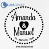 Sello para Bodas Personalizados - Varios Diseños 100% personalizados