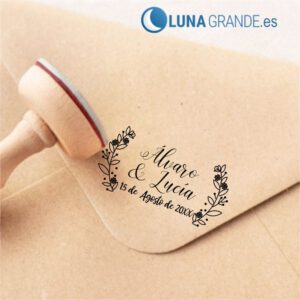 Sello para Bodas Personalizados - Varios Diseños 100% personalizados